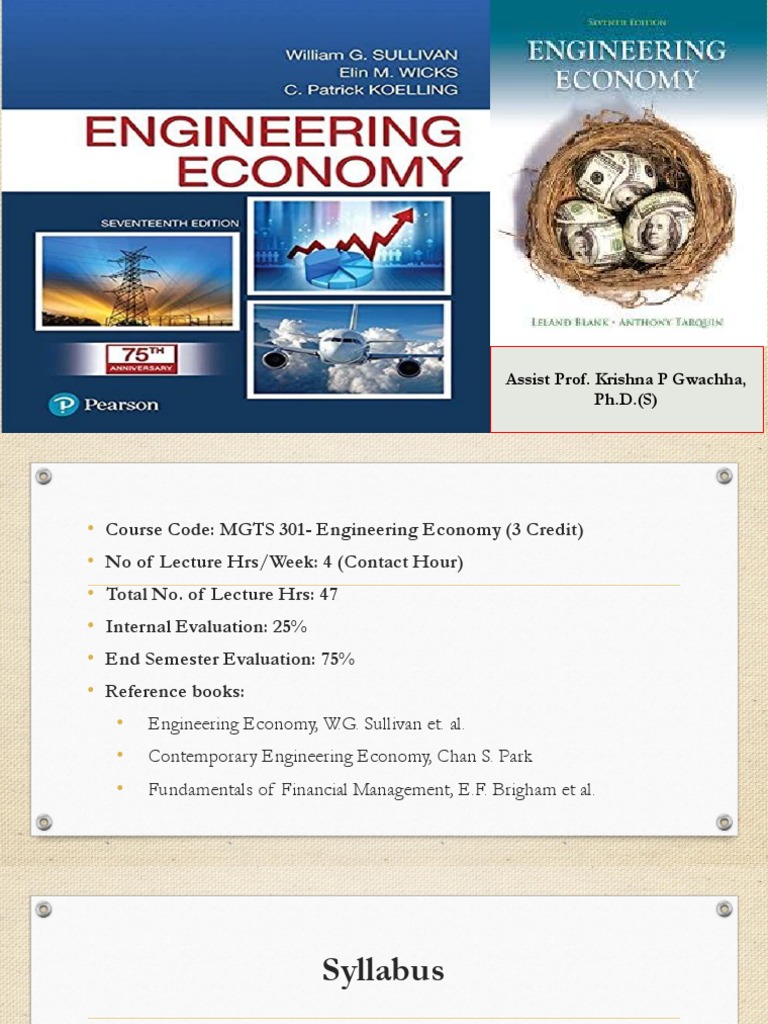 Introduction To Engineering Economy | PDF | Economics | Engineering