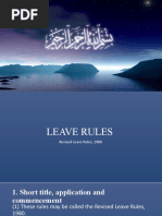FG Revised Leave Rules 1980 | PDF | Debits And Credits | Retirement