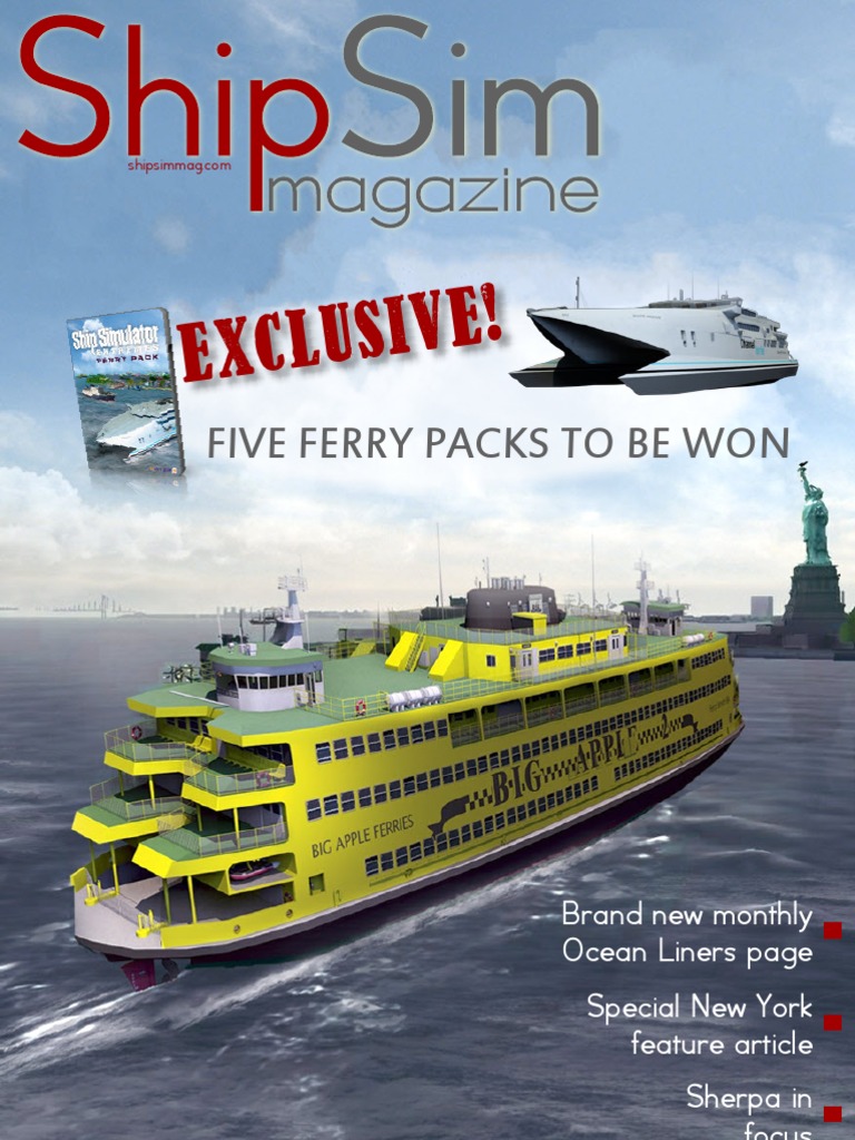 Ship Sim Magazine Issue 18 | PDF | Ocean Liners | Watercraft