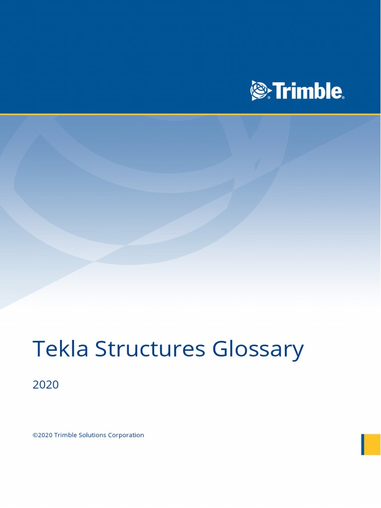 Tekla Structures Glossary | PDF | Hierarchy | Building Information Modeling