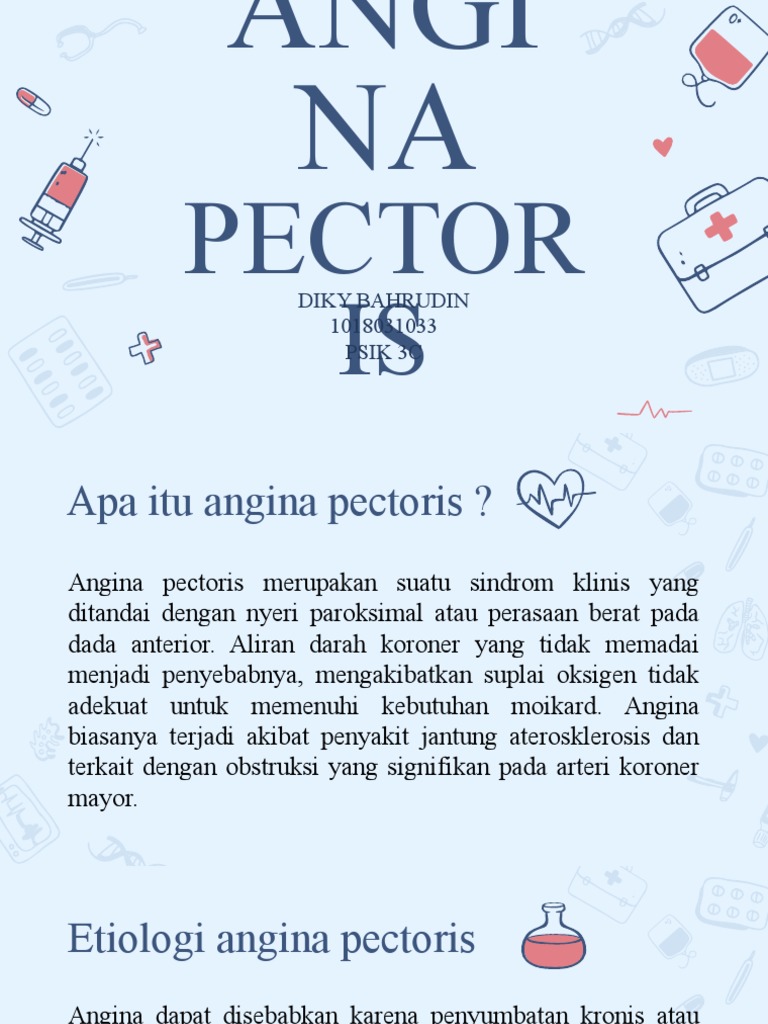 Pengertian dan Penanganan Angina Pectoris | PDF