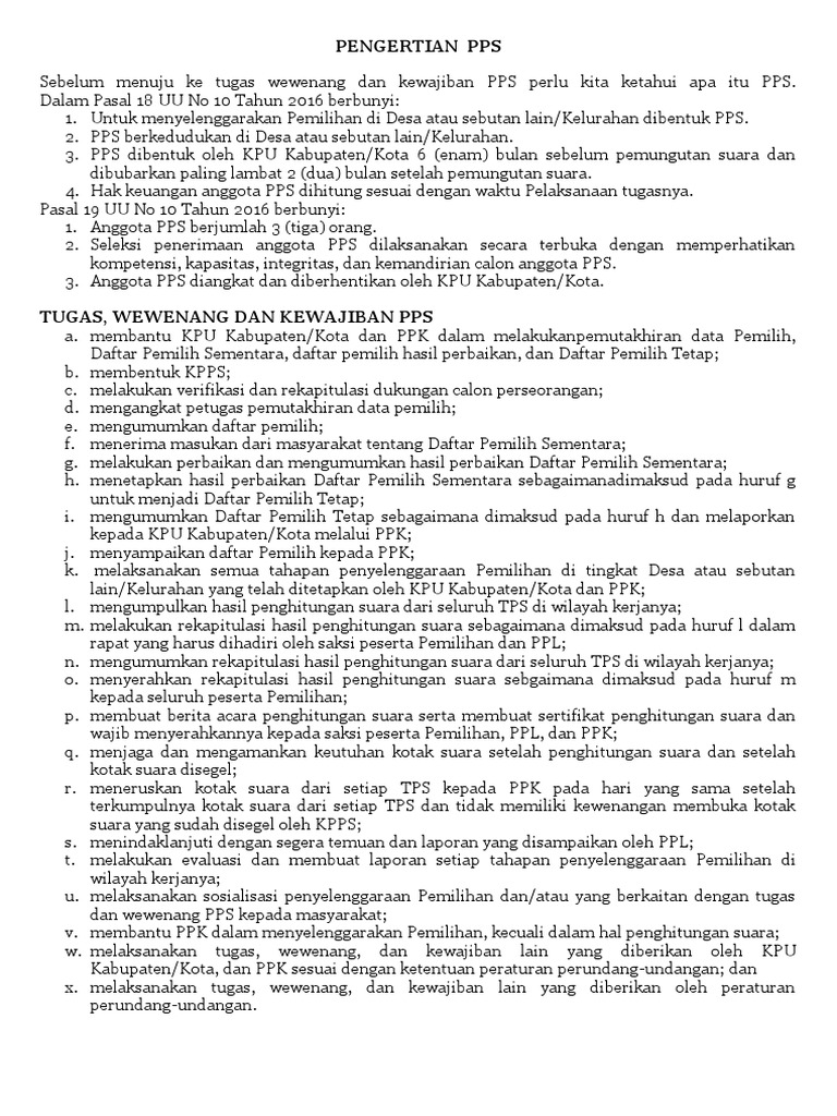 Pengertian Pps | PDF
