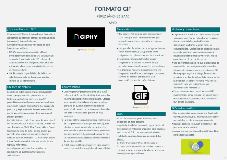 El Formato GIF | PDF | Datos de computadora | Informática