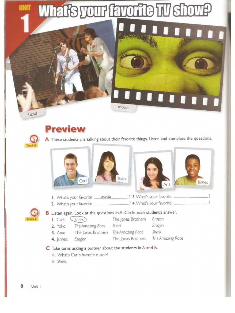 Unit 1 - What - S Your Favorite TV Show | PDF