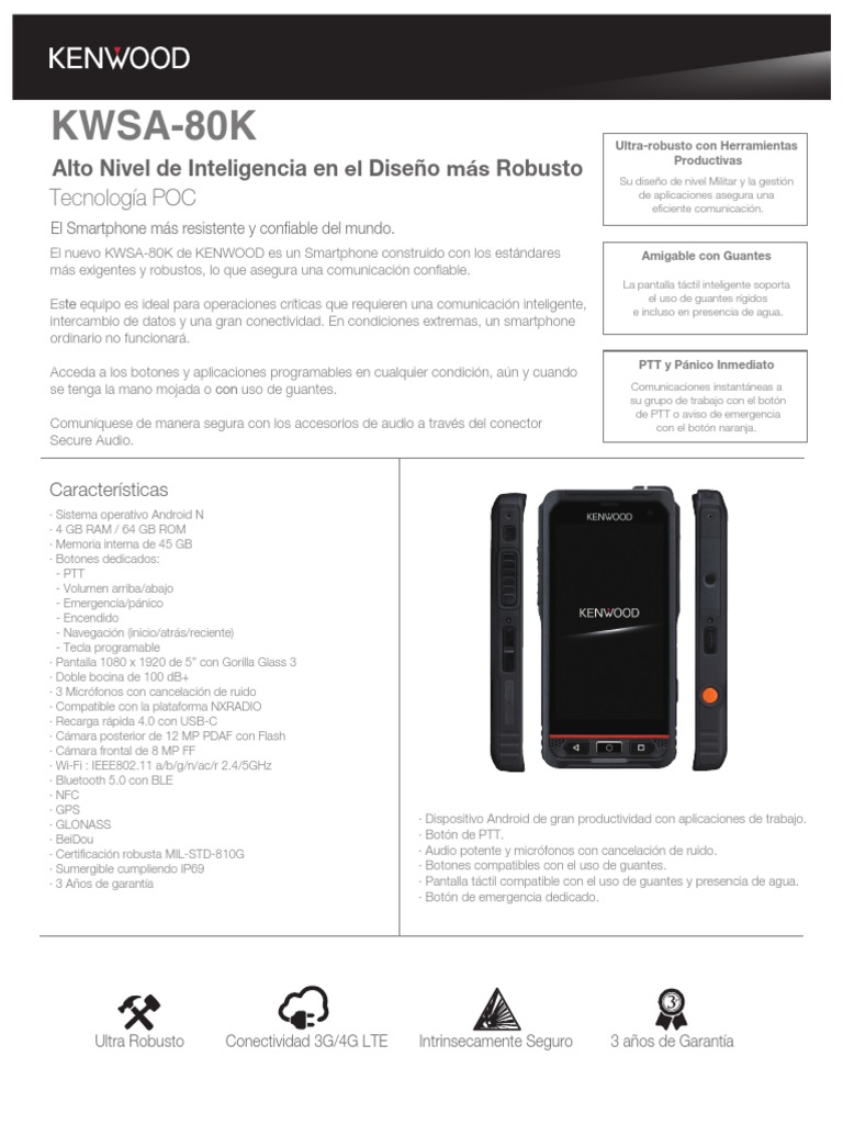 KWSA-80K Español | PDF | Smartphone | Informática
