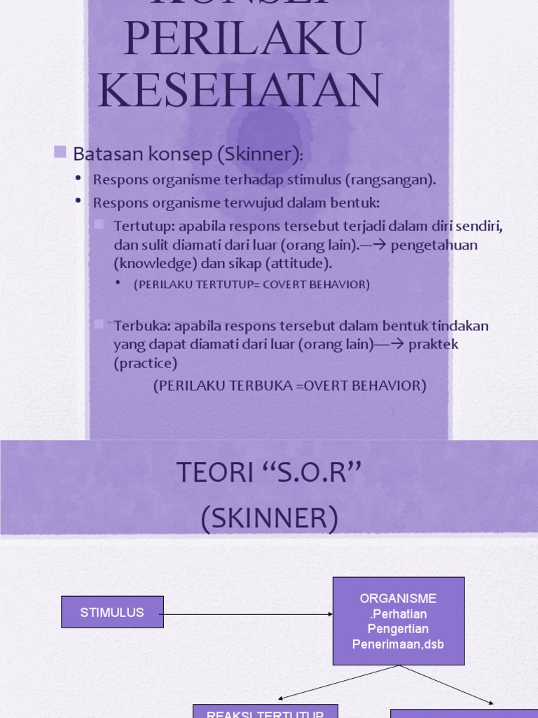 Konsep Perilaku Kesehatan Pdf