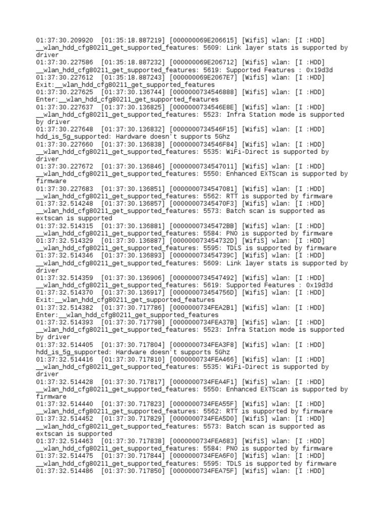 Host Driver Logs Current | PDF
