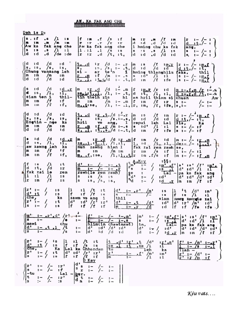 Aw Ka Fak Ang Che | PDF