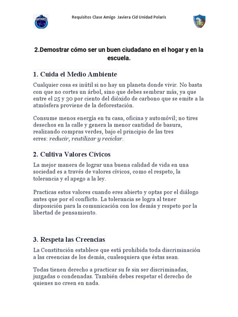 Como Ser Un Buen Ciudadano | PDF | Tolerancia | Violencia
