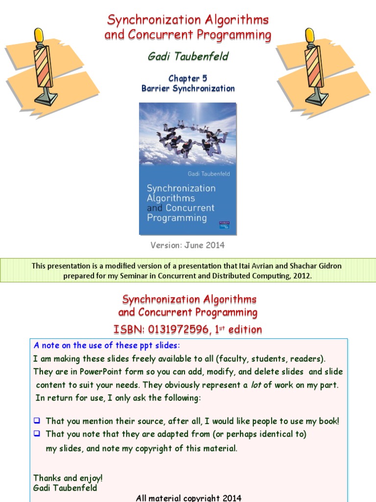 Synchronization Algorithms And Concurrent Programming Download Free 4124