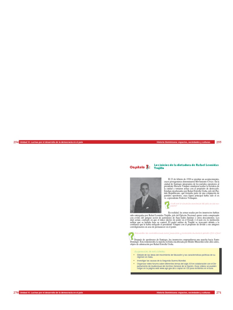 Dictadura de Trujillo Por Roberto Cassá | PDF | República Dominicana | Feminismo