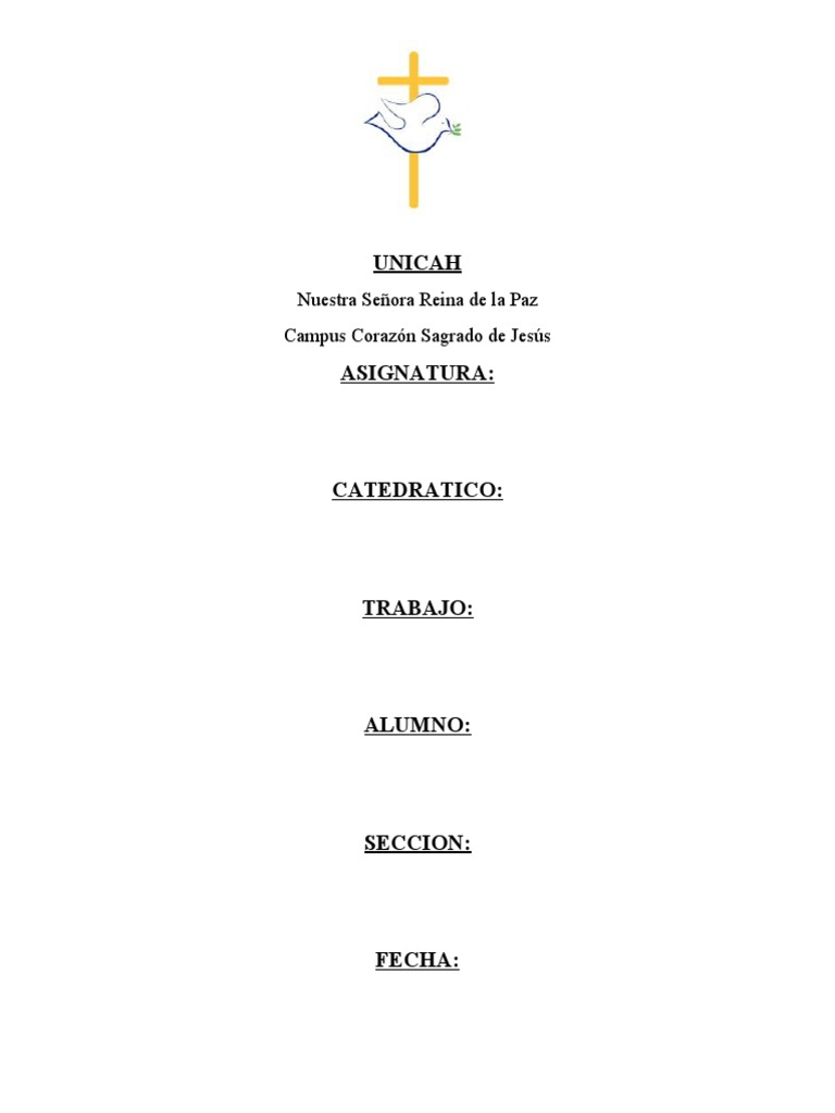 Portada Unicah | PDF