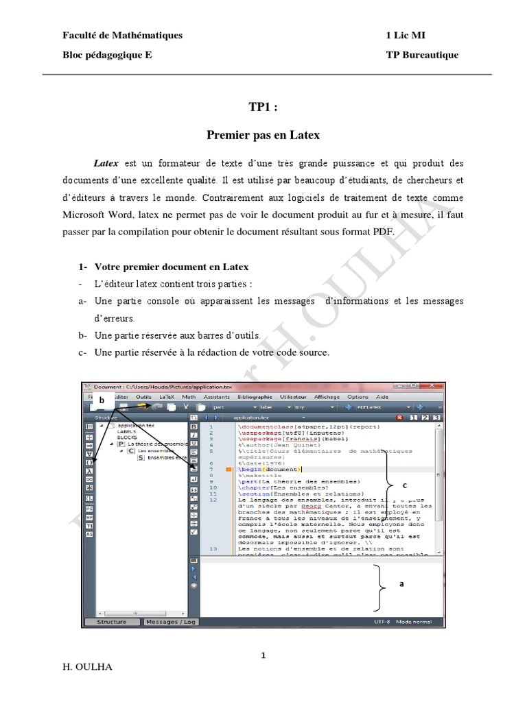 TP1 Latex | Download Free PDF | Informatique | Informatique