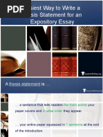 Expository Essay Thesis Statement Guide | PDF | Essays | Thesis