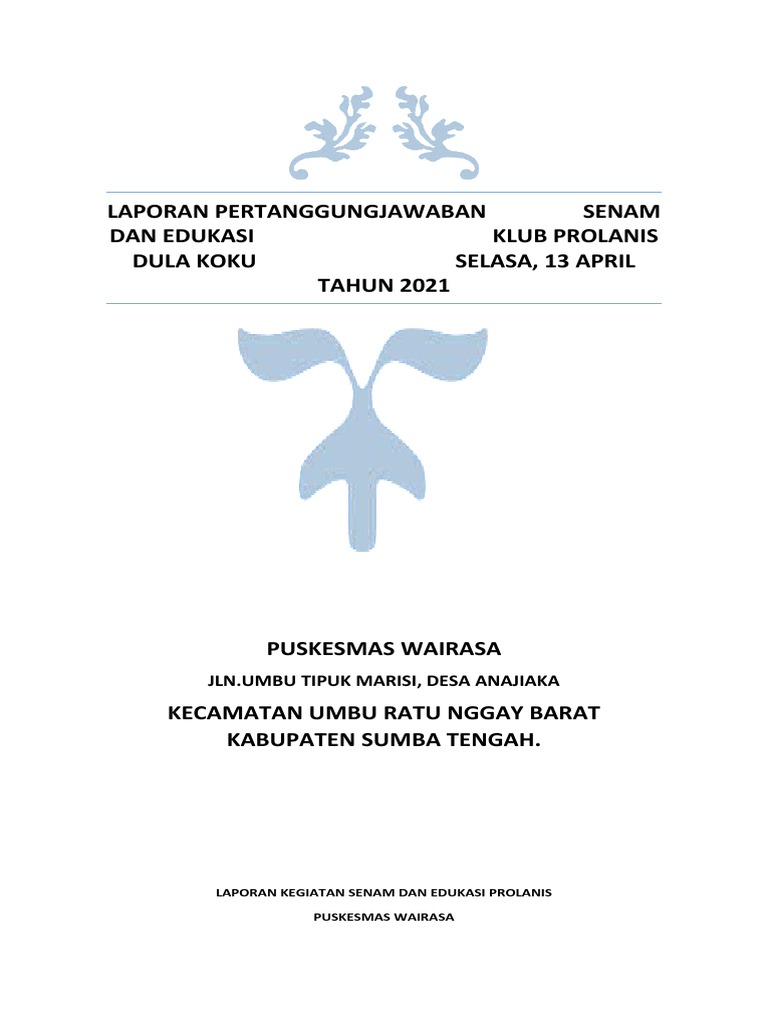 Laporan Pertanggungjawaban Edukasi Dan Senam Prolanis Prolanis Club ...