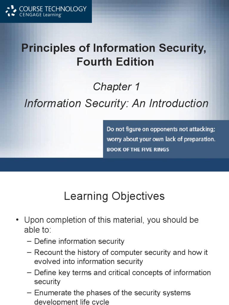 Principles of Information Security, Fourth Edition | PDF | Information ...