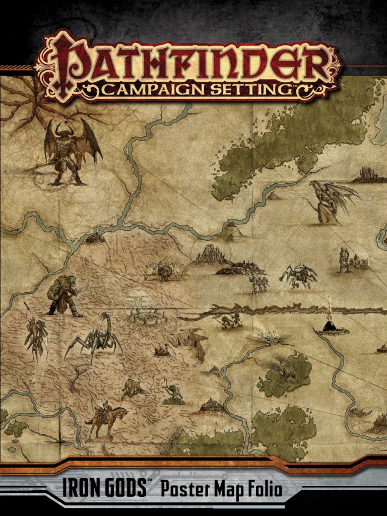 Iron Gods - Poster Map Folio | PDF | D20 System | Gaming