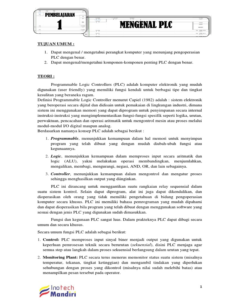Modul Plc-Hmi 1 | PDF