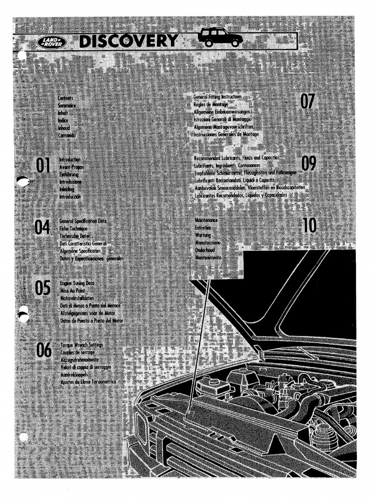 Land Rover Discovery 200tdi - Manual de Taller | PDF