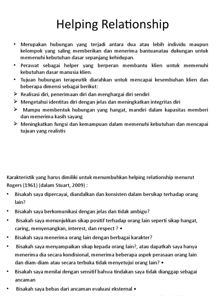 Helping Relationship 30 | PDF