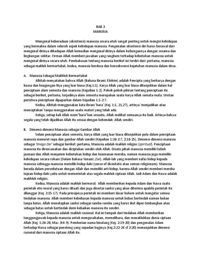 3, BMK - Manusia | PDF