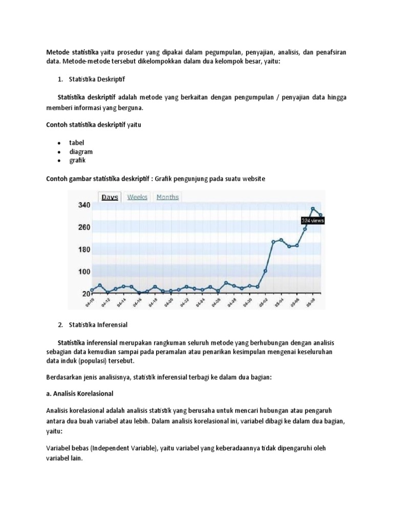 Contoh Statistik Deskriptif dan Inferensial | PDF | Komputer