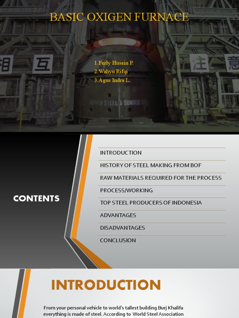 Basic Oxygen Steelmaking Process Overview | PDF | Steelmaking | Steel