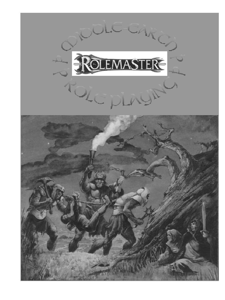 Cultures & Races MERP - To Rolemaster (RMSS-RMFRP) | PDF | Elf (Middle ...