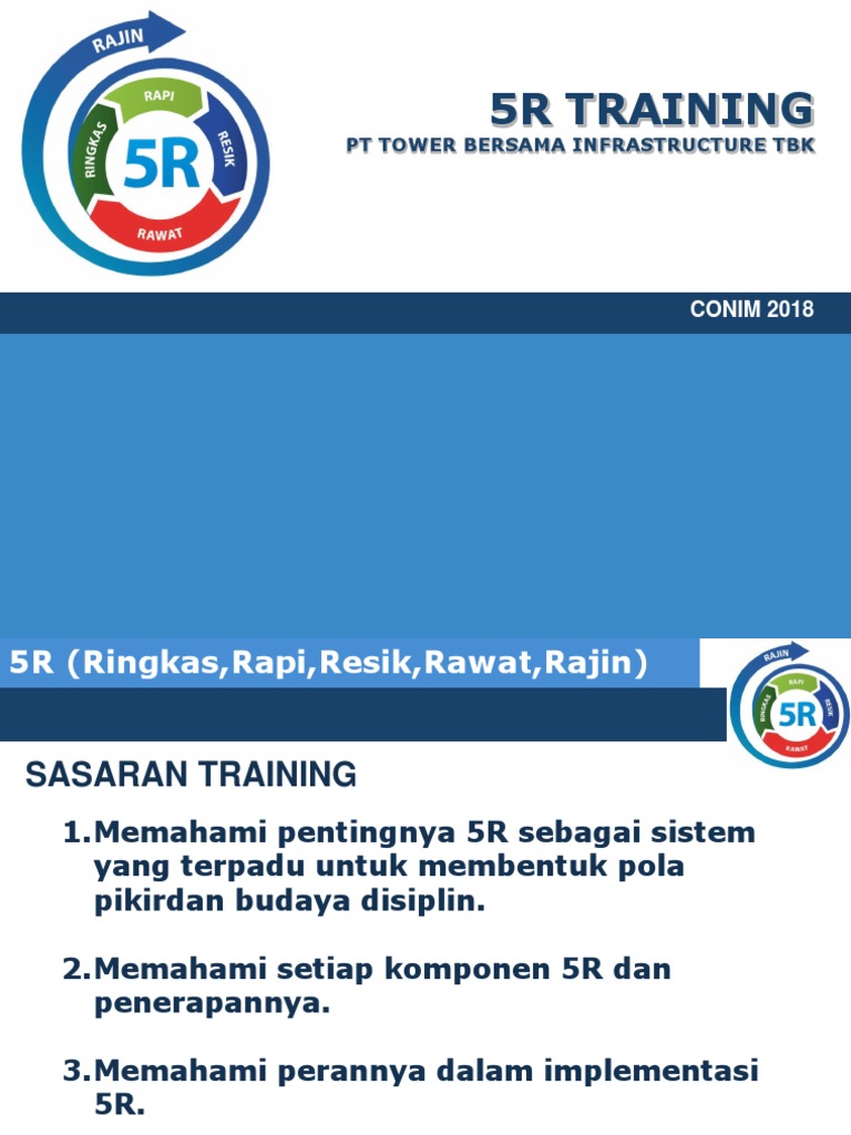 Mater Training 5R Untuk Mitra | PDF | Karier & Perkembangan | Bisnis