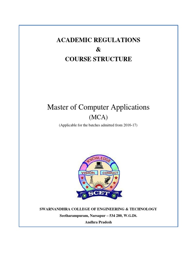 Mca R16-Scet Syllabus | PDF | Pointer (Computer Programming ...