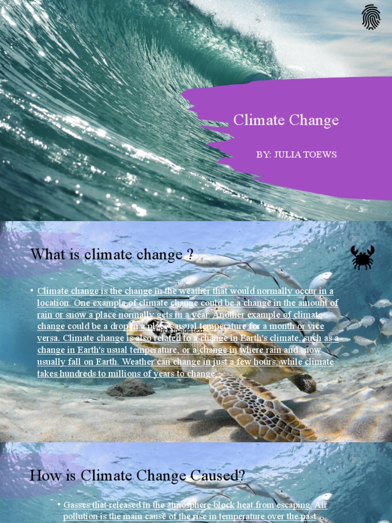 Multimedia Presentation On Climate Change | PDF | Climate Change ...