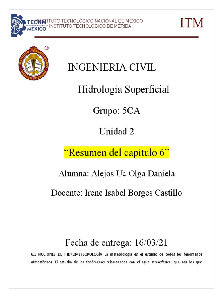 Resumen Del Cap6 | PDF | Gota (líquido) | Humedad