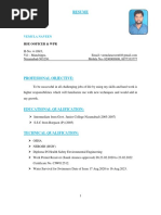 WORK PERMIT RECEIVER RESUME Latest | PDF