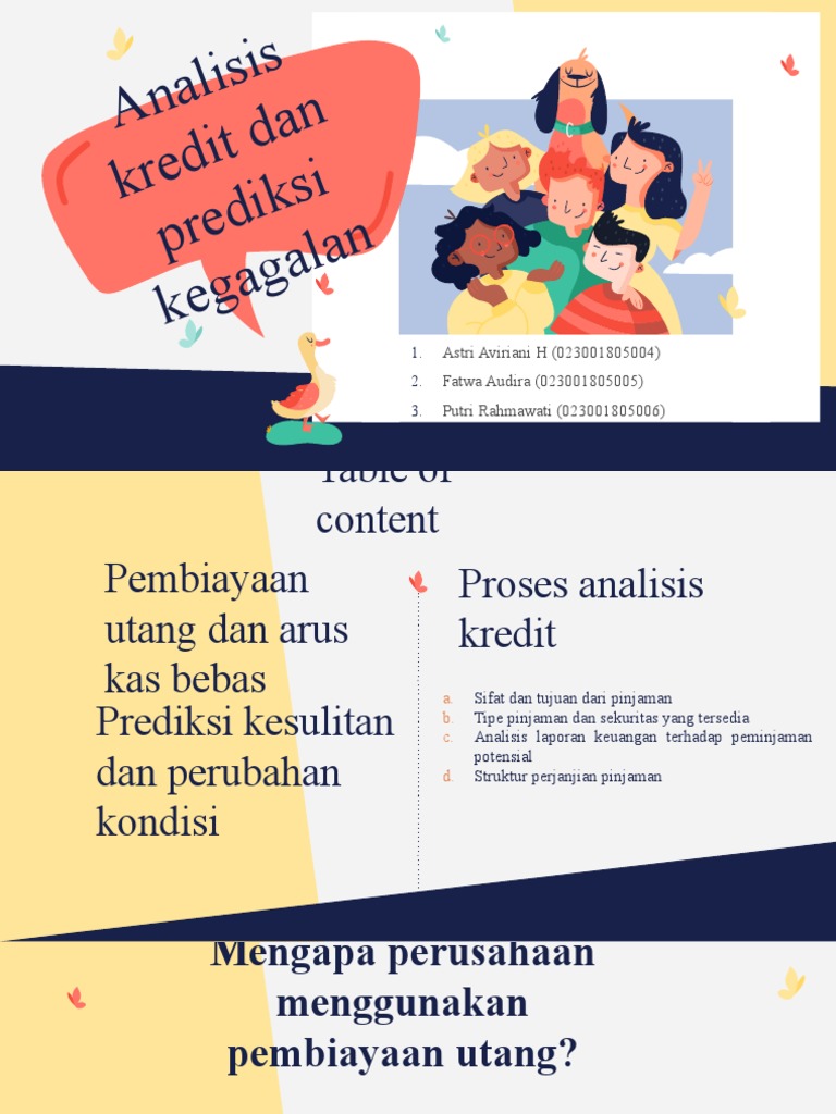 Analisis Kredit dan Prediksi Kegagalan | PDF