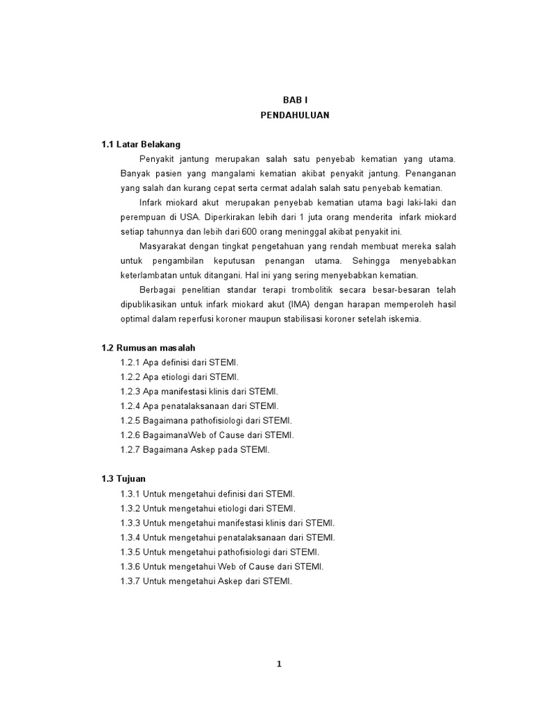 ASKEP Stemi Icu..Print | PDF