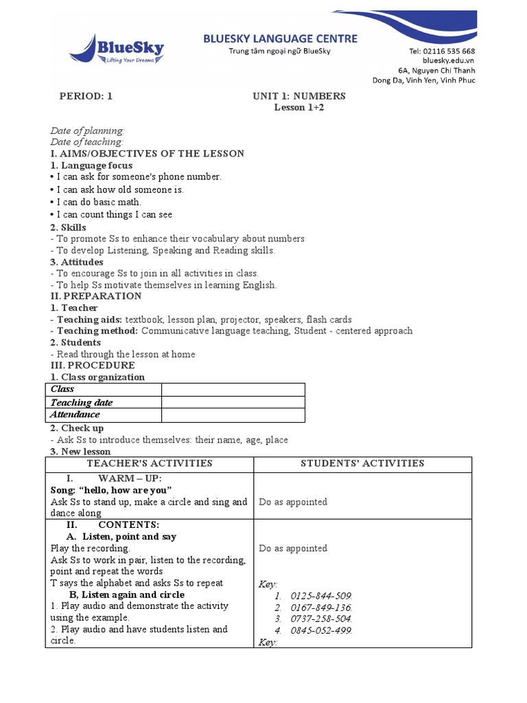 Lesson Plans For I-Learn Smart Start 3 | PDF | Language Education ...