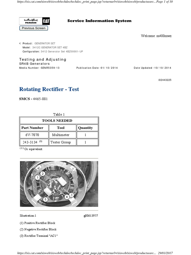 Rotating Rectifier - Test | PDF | Rectifier | Diode