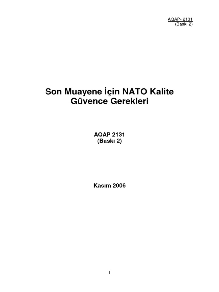 Aqap 2131 | PDF