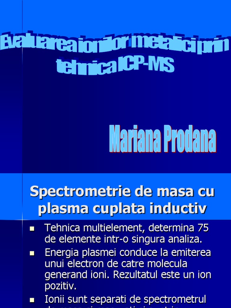 Fundamente ICP MS | PDF