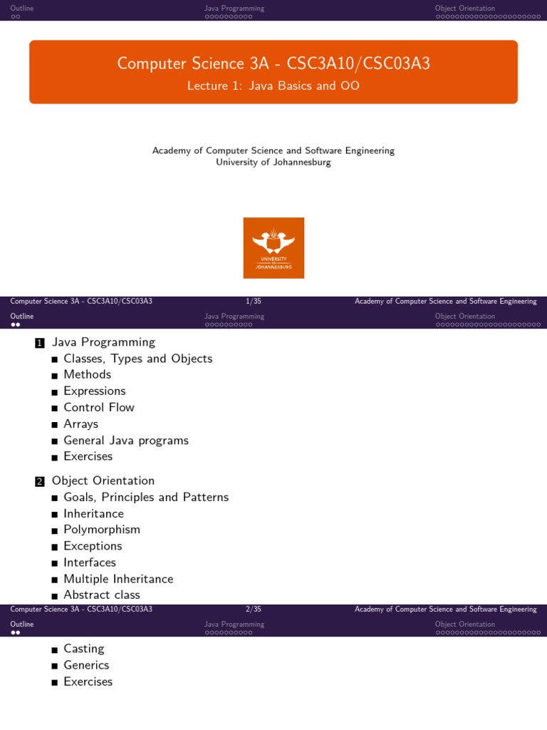 Java Revision Notes Pdf Inheritance Object Oriented Programming Class Computer Programming 