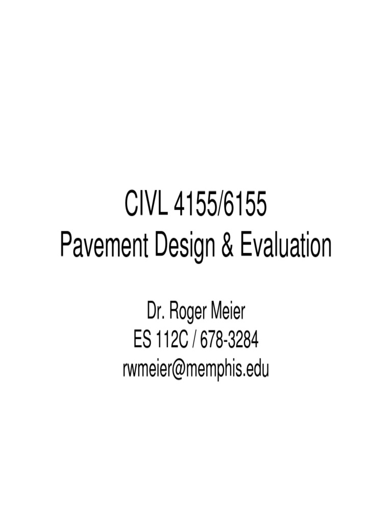 01 - Introduction To Pavement Types | PDF
