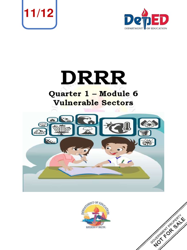 SLM 6 - Grade1112DRRR-1st Quarter-Vulnerable Sectors2 | PDF | Hazards ...