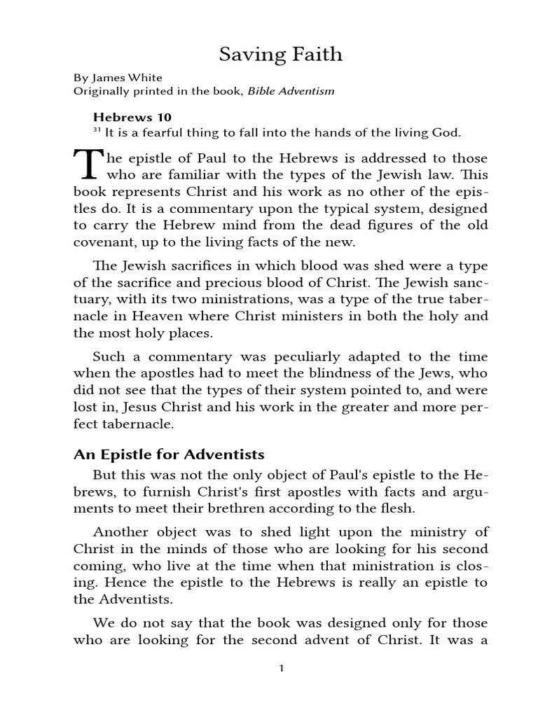 Saving Faith | PDF | Blasphemy | Jesus