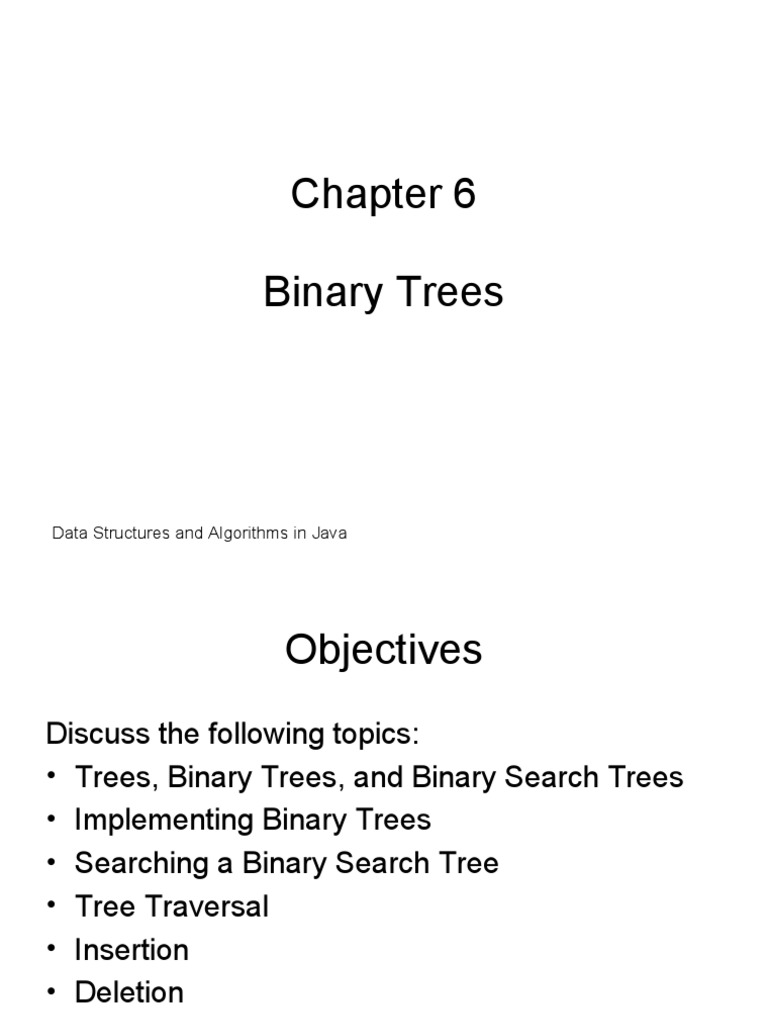 Binary Trees: Data Structures and Algorithms in Java | PDF | Algorithms | Information Retrieval