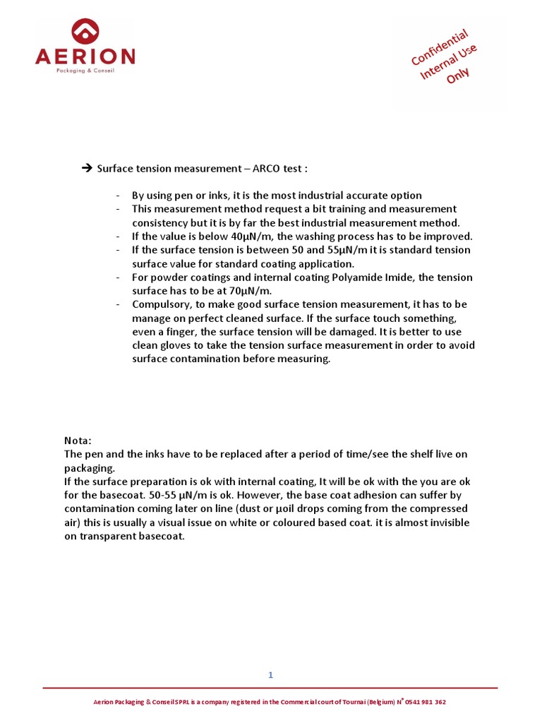 Arco Test Method | PDF | Industries | Industrial Processes
