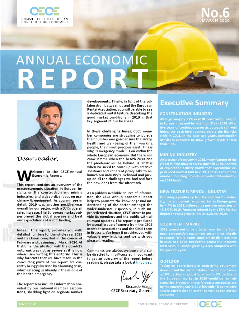 CECE 2020 Annual Economic Report | PDF | Economic Growth | European Union