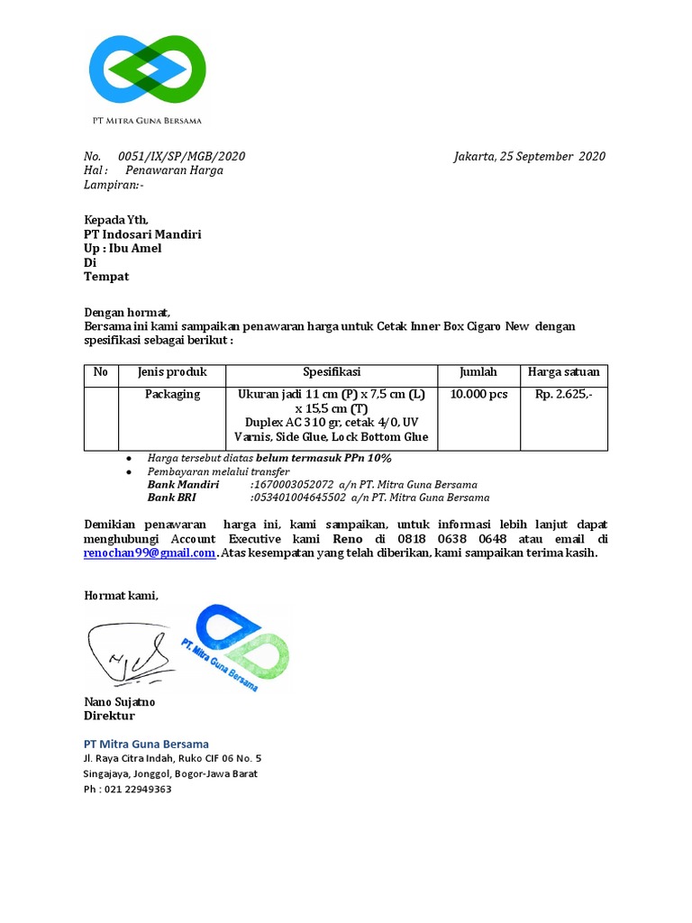 PT Indosari Mandiri | PDF