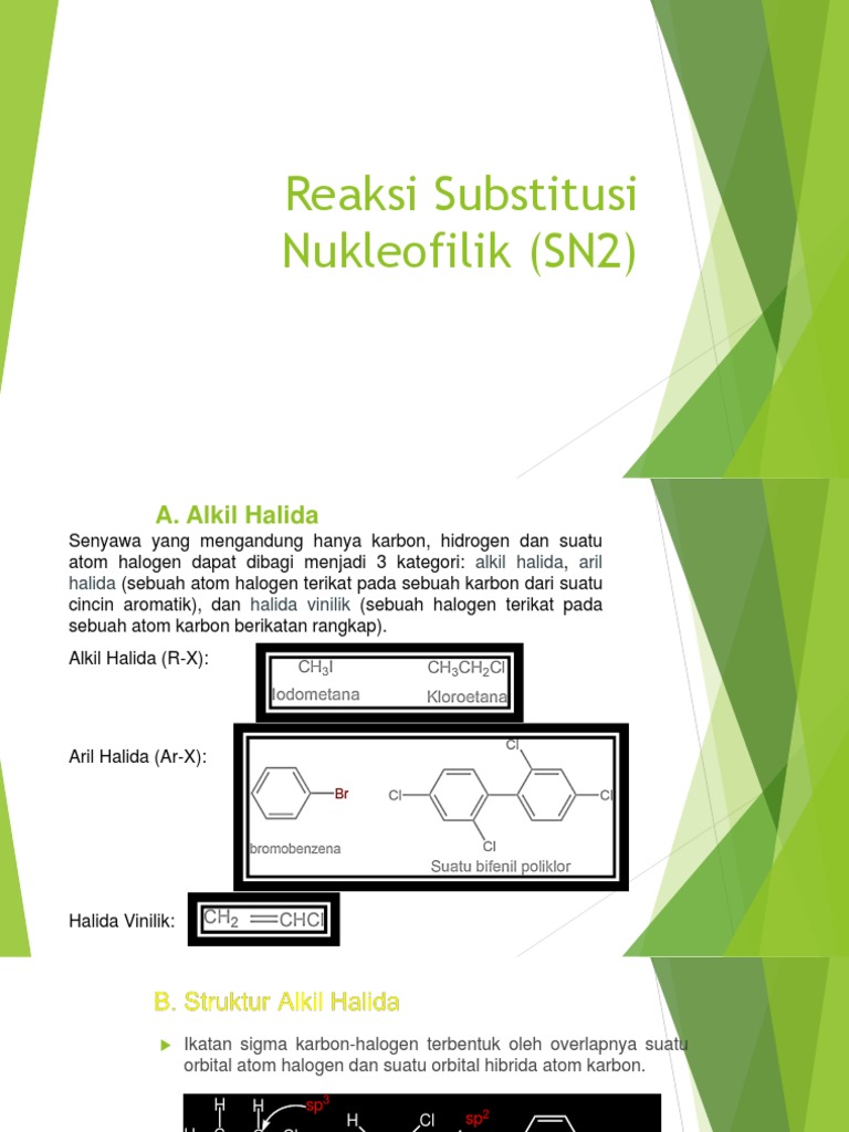 Reaksi Substitusi Nukleofilik (SN2) | PDF