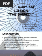 The Gherkin Case Study | PDF | Column | Deep Foundation