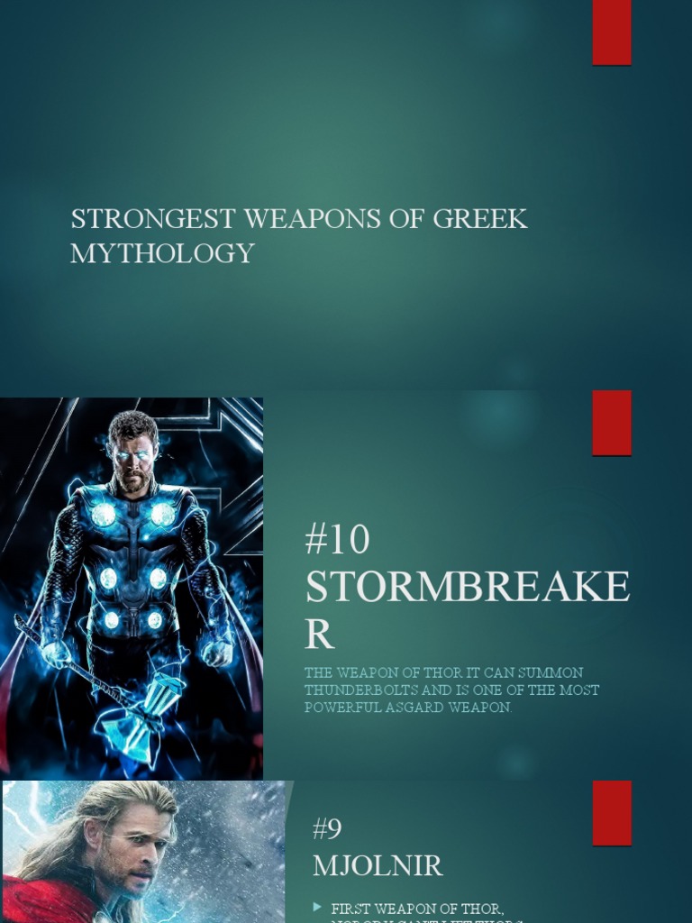 Strongest Weapons of Greek Mythology | PDF